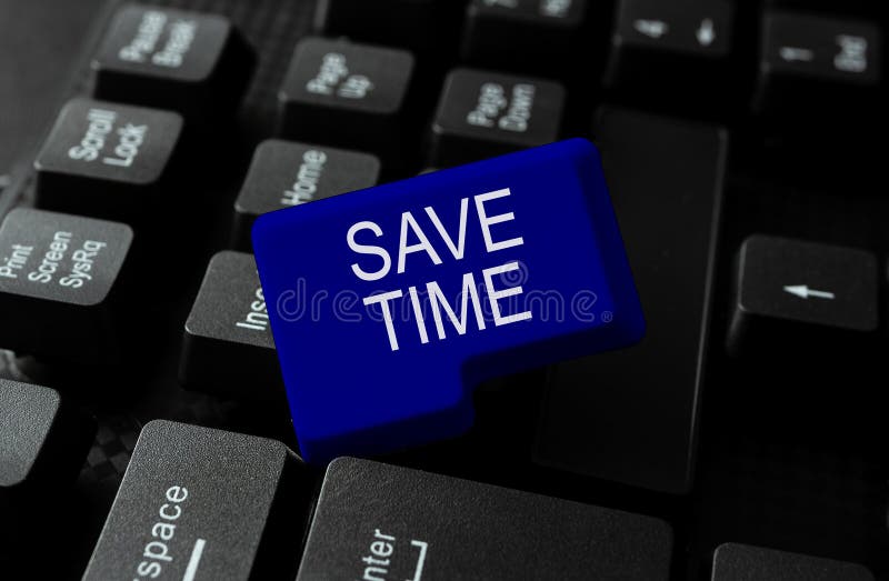 Conceptual Caption Save Time. Word Written on To Do Something More ...