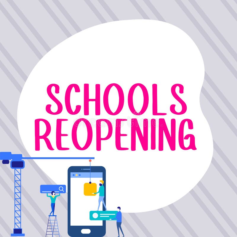 Conceptual Caption Schools Reopening. Concept Meaning Classes are Over ...