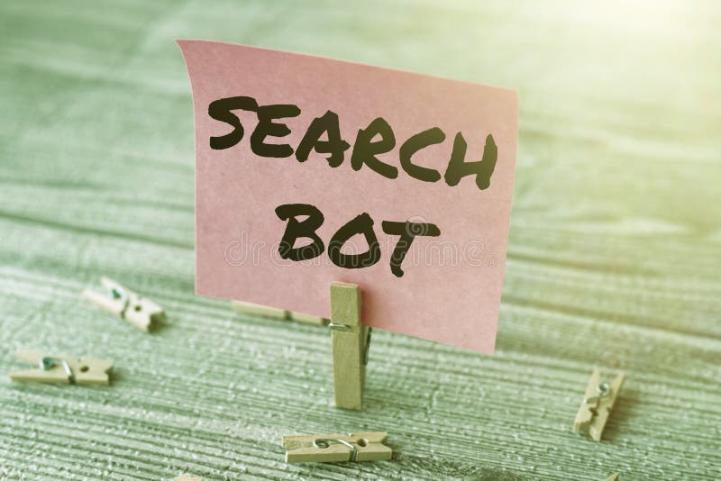 Inspiration Showing Sign Search Bot. Business Approach a Program that ...