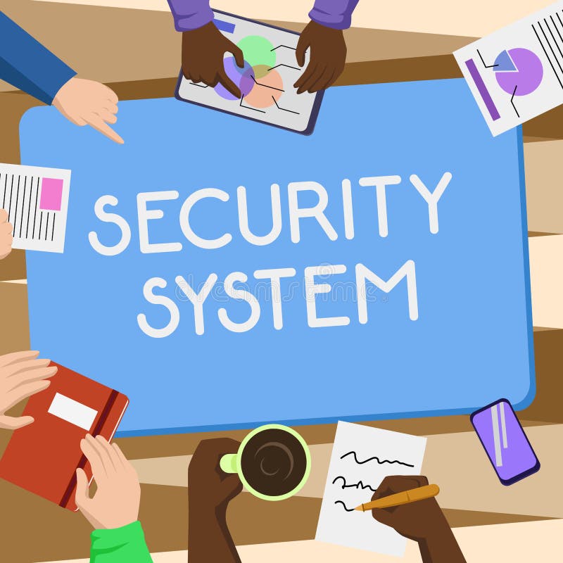 Inspiration Showing Sign Security System. Business Approach System ...