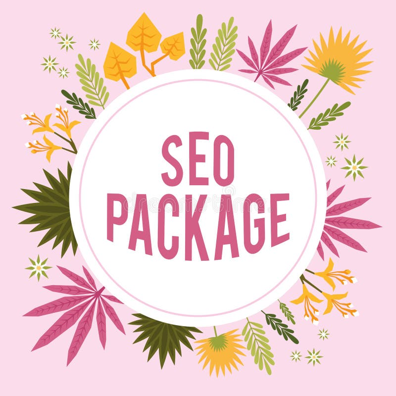 Conceptual Caption Seo Package. Word for Practice of Search Engine ...