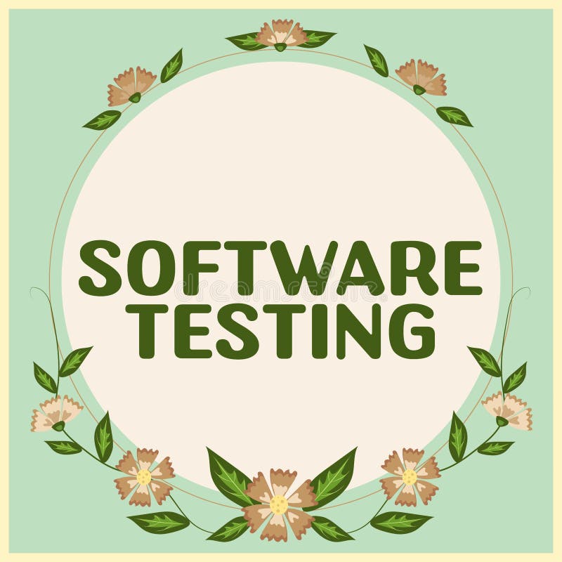 Conceptual Caption Software Testing. Business Idea Activity To Check ...