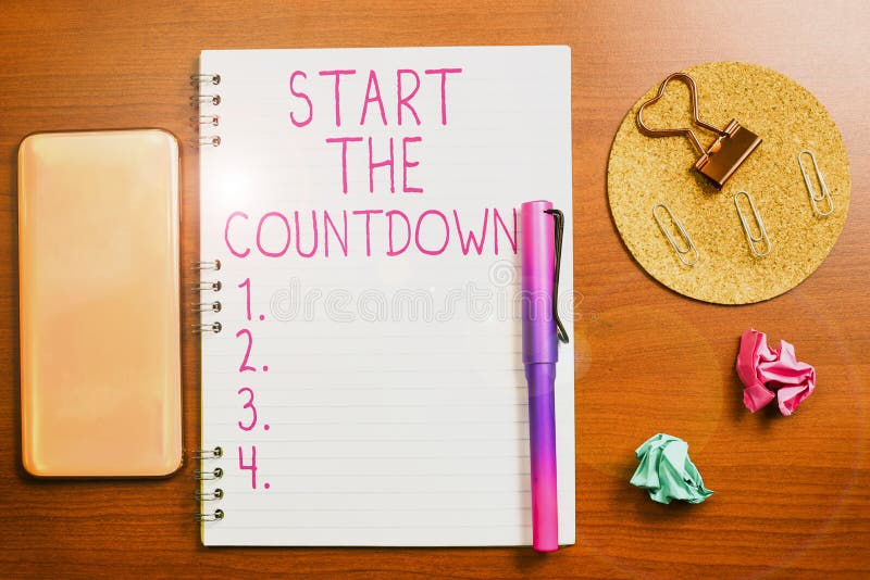 Conceptual Caption Start the Countdown. Business Showcase Sequence of ... Conceptual Caption Start the Countdown. Business Showcase Sequence of ...