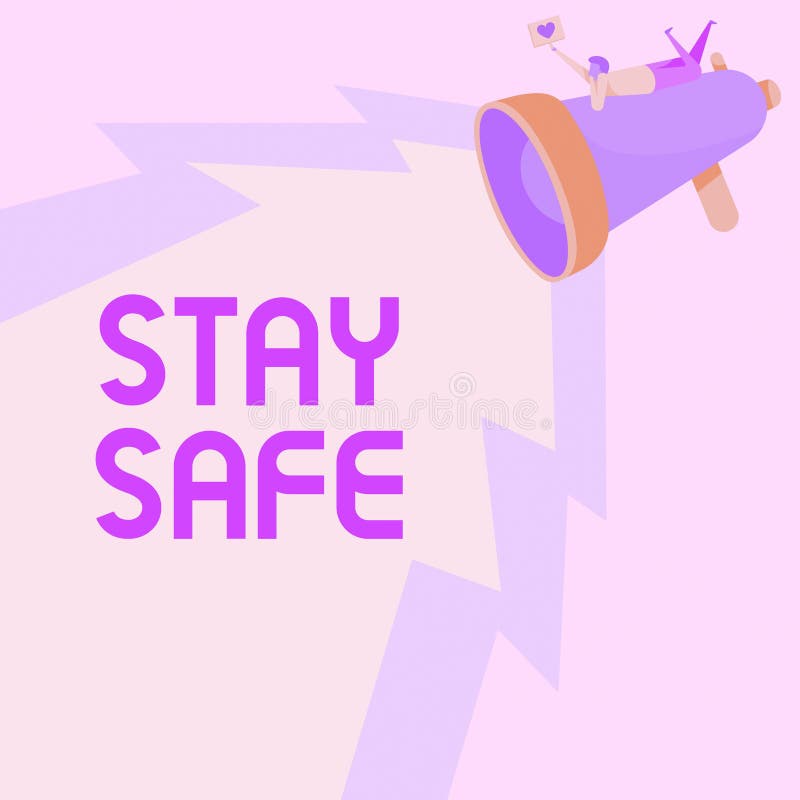 Conceptual Caption Stay Safe. Business Idea Secure from Threat of ... Conceptual Caption Stay Safe. Business Idea Secure from Threat of ...