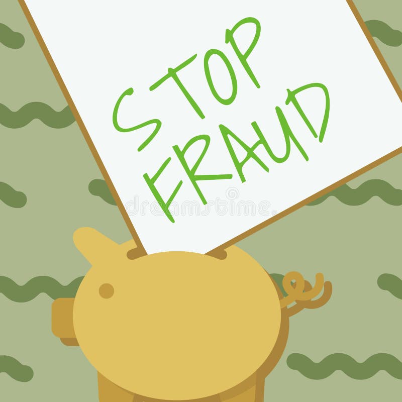 Conceptual Caption Stop Fraud. Concept Meaning Campaign Advices Showing ... Conceptual Caption Stop Fraud. Concept Meaning Campaign Advices Showing ...