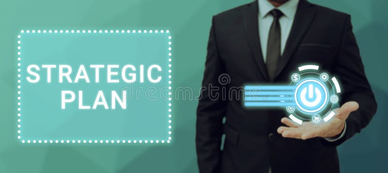 Conceptual Display Strategic Plan. Word for a Process of Defining ...