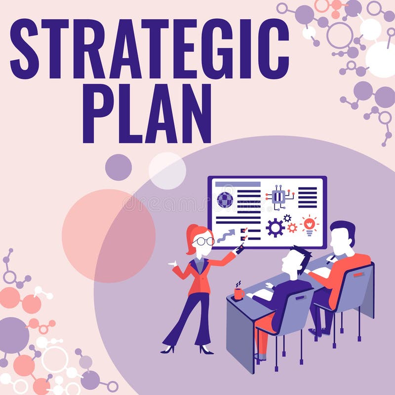 Conceptual Caption Strategic Plan. Conceptual Photo a Process of ...