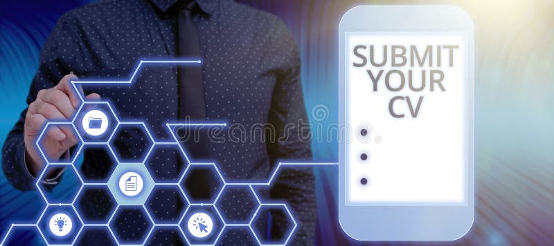 Conceptual Caption Submit Your Cv. Internet Concept Looking for a Job ... Conceptual Caption Submit Your Cv. Internet Concept Looking for a Job ...