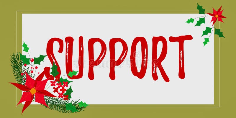 Conceptual Caption Support. Business Idea Thing that Bears the Weight ...