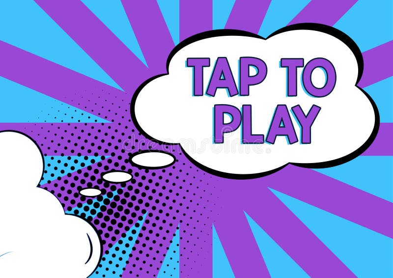 Play Something Purple Background Yellow Writing Text Effect Stock ...