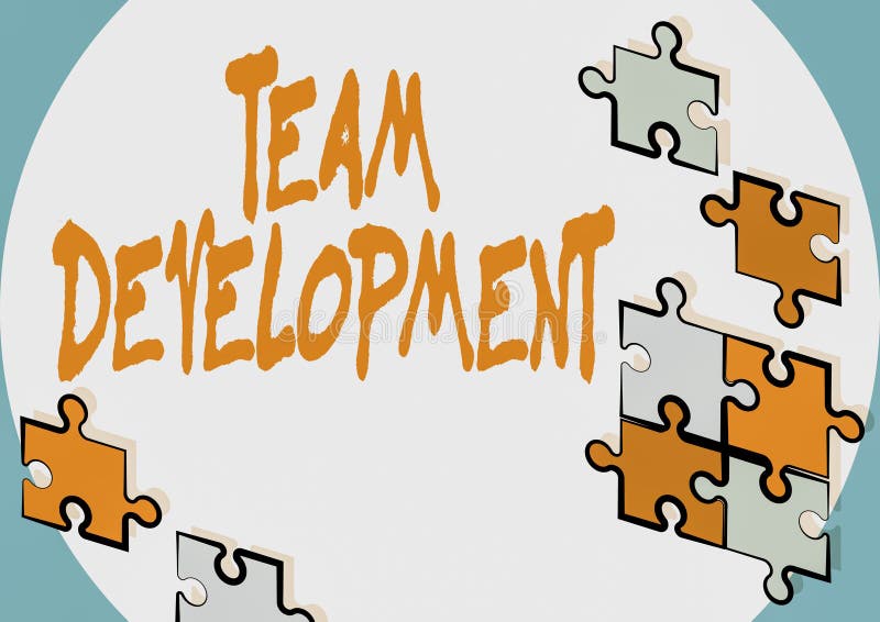 Text Showing Inspiration Team Development. Business Concept Learn Why ...