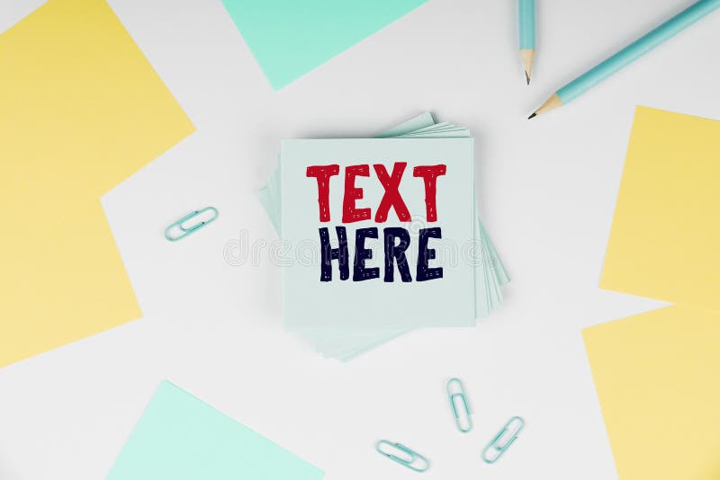 Conceptual Display Text Here. Word Written on Blank Space To Put ...