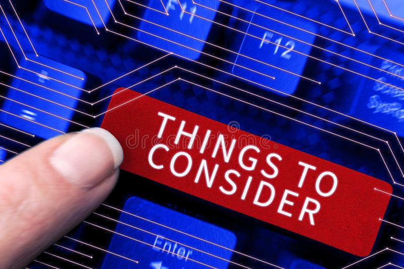 Conceptual Caption Things To Consider. Business Overview List To Check ...