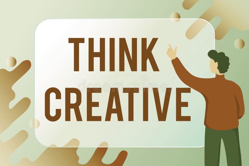 Conceptual Caption Think Creative. Word for the Ability To Perceive ...