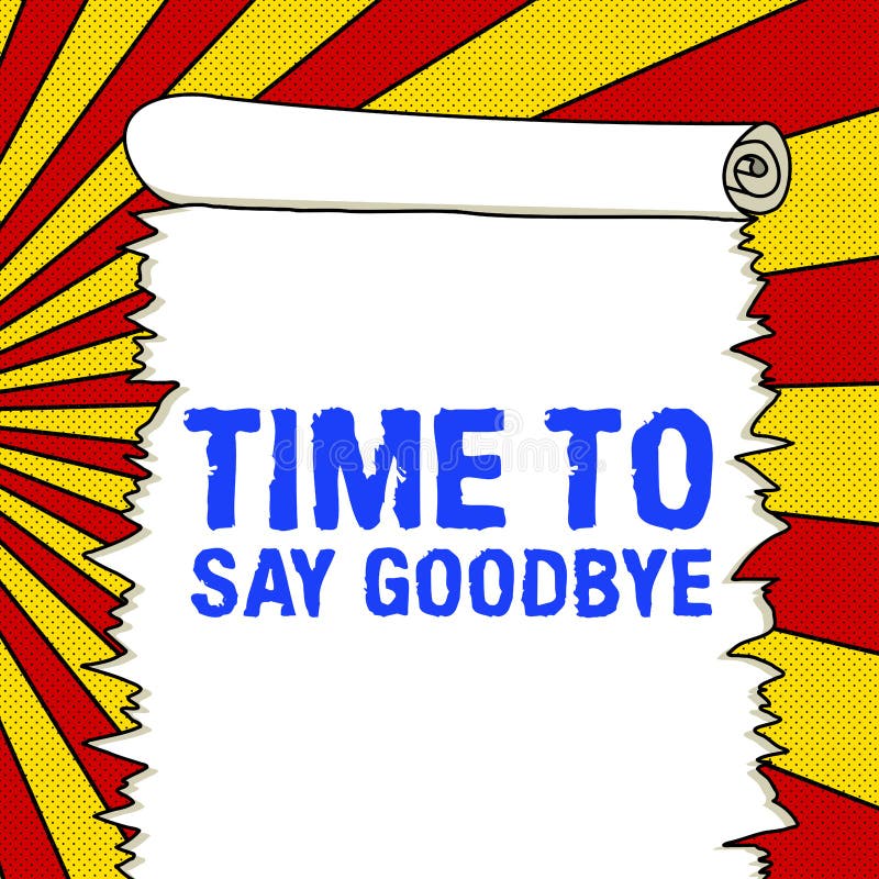 Conceptual Caption Time To Say Goodbye. Concept Meaning Bidding ... Conceptual Caption Time To Say Goodbye. Concept Meaning Bidding ...