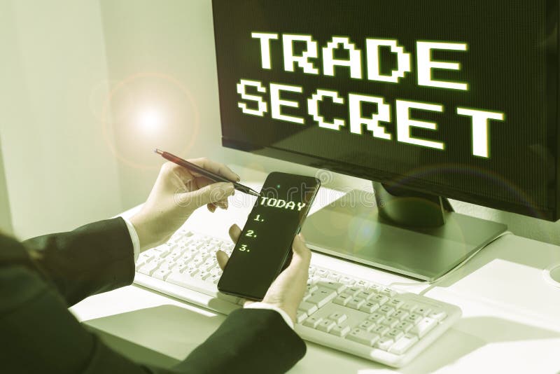 Sign Displaying Trade Secret. Internet Concept Confidential Information ... Sign Displaying Trade Secret. Internet Concept Confidential Information ...