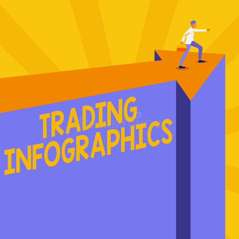 Conceptual Caption Trading Infographics. Business Idea Visual ...