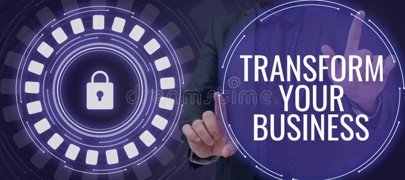 Text Showing Inspiration Transform Your Business. Business Approach ... Text Showing Inspiration Transform Your Business. Business Approach ...