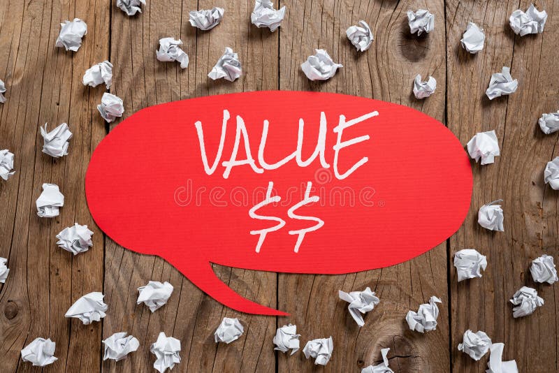 Conceptual Caption Value Dolar. Concept Meaning the Worth of the ... Conceptual Caption Value Dolar. Concept Meaning the Worth of the ...