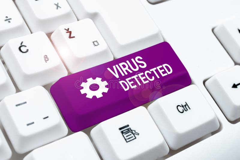 Conceptual Caption Virus DetectedA Computer Program Used To Prevent and ...
