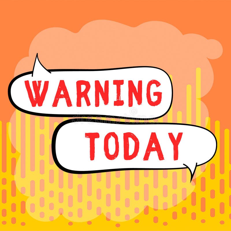 Conceptual Caption Warning. Conceptual Photo Statement or Event that ...