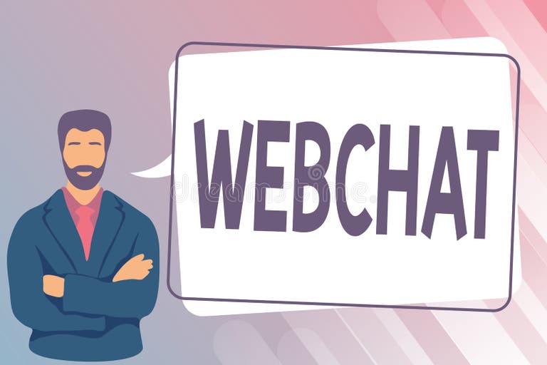 Webchat Stock Illustrations – 145 Webchat Stock Illustrations, Vectors ...