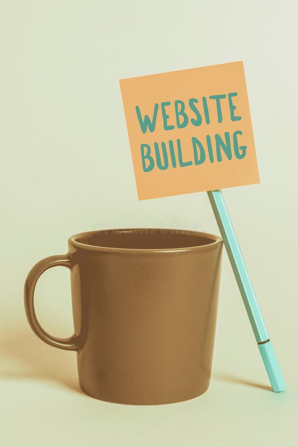 Conceptual Caption Website Building. Word Written on Site is ... Conceptual Caption Website Building. Word Written on Site is ...