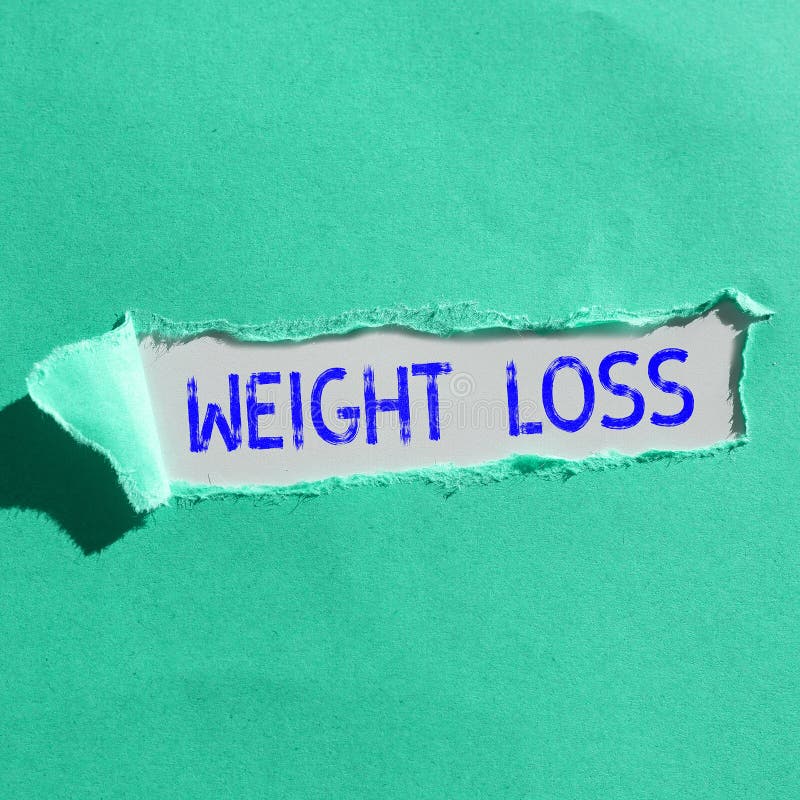 Conceptual Caption Weight Loss. Business Overview Decrease in Body ...
