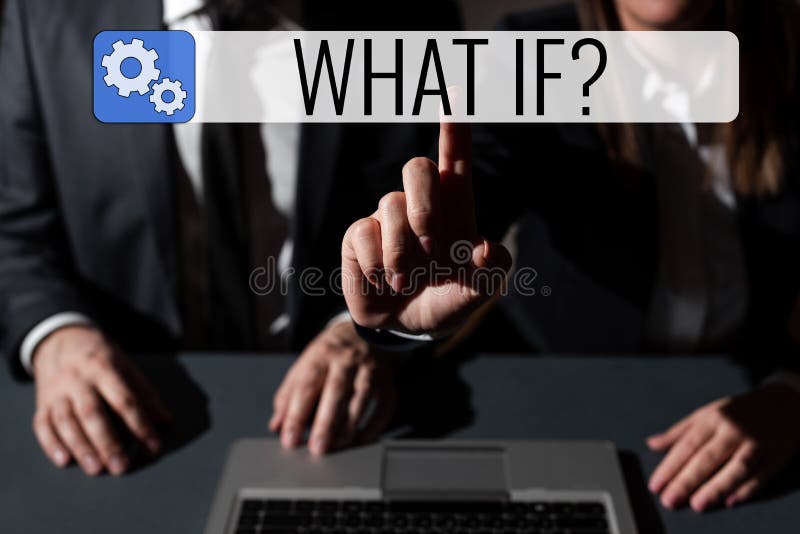 Conceptual Caption What If. Business Approach Study All Possibilities ... Conceptual Caption What If. Business Approach Study All Possibilities ...