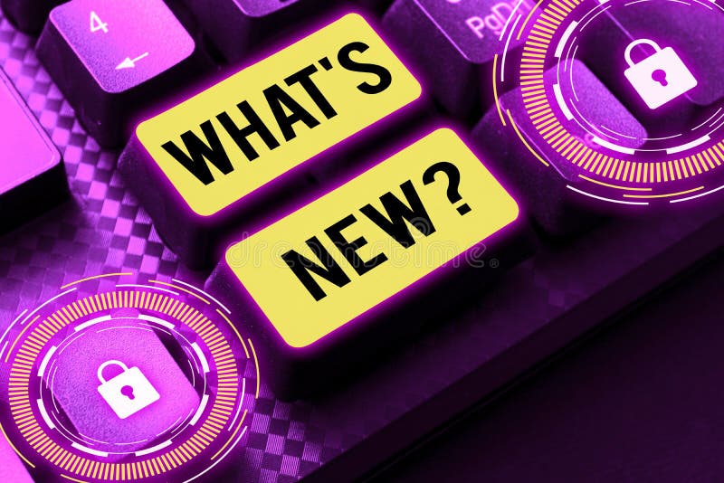 Conceptual Caption What S New. Internet Concept Asking about Latest ... Conceptual Caption What S New. Internet Concept Asking about Latest ...