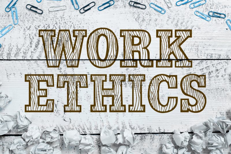 Conceptual Caption Work Ethics. Internet Concept a Set of Values ... Conceptual Caption Work Ethics. Internet Concept a Set of Values ...