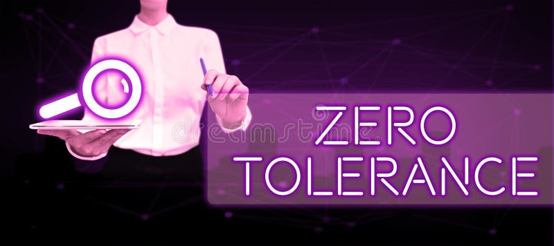 Conceptual Caption Zero Tolerance. Concept Meaning Refusal To Accept ...