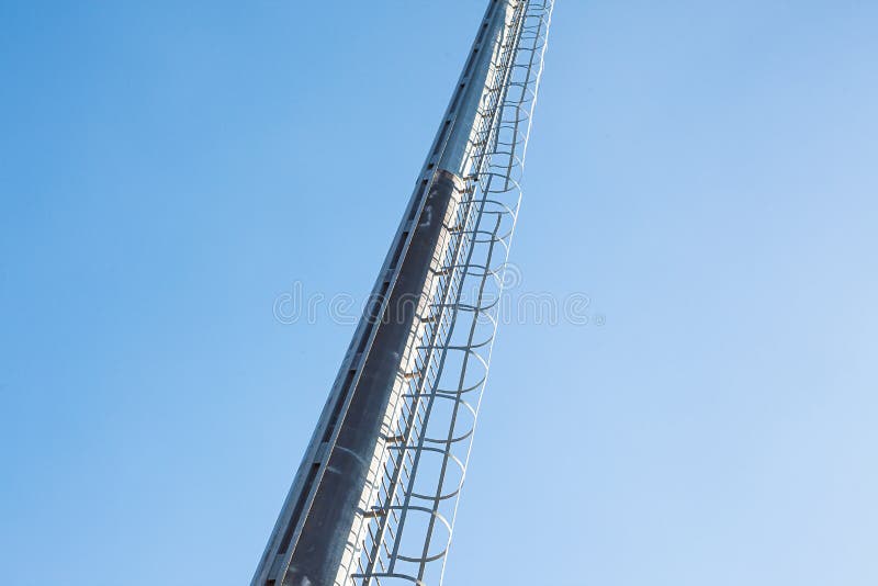 High Ladders and Blue Sky stock photo. Image of sparse - 107059974