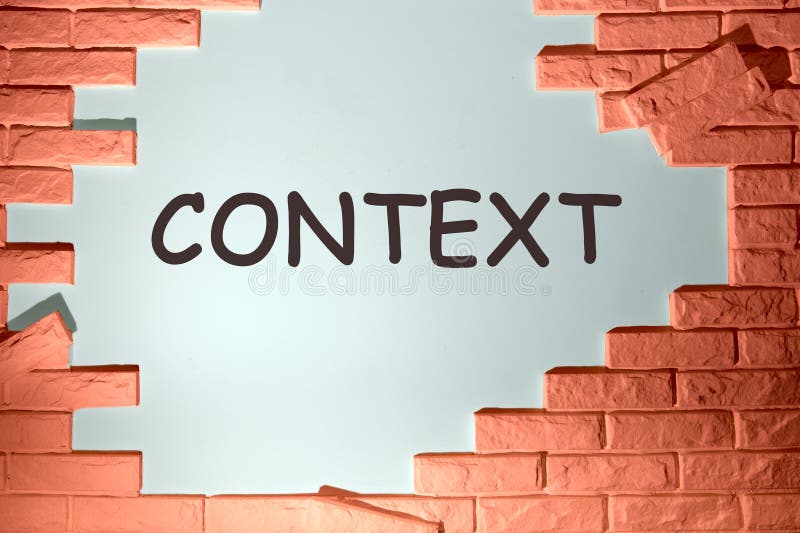 Conceptual Context Symbol. Copy Space Stock Image - Image of knowledge ...