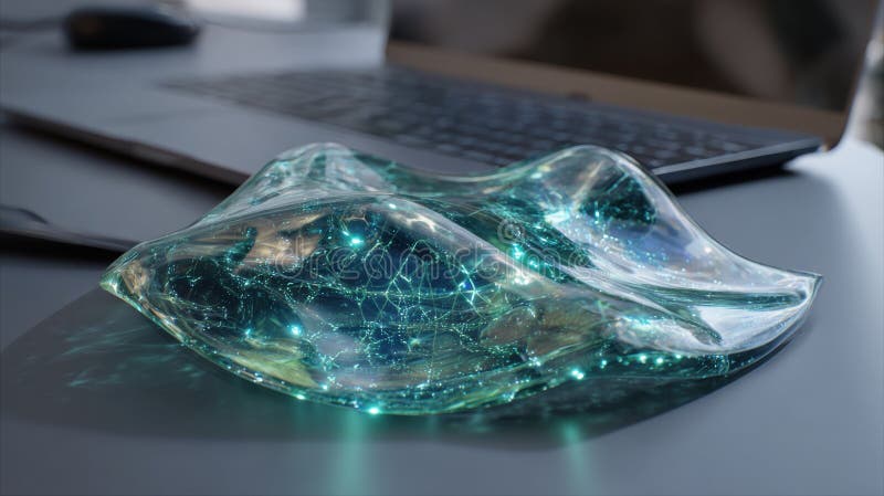 Conceptual Data Privacy Digital Shield Generator Generative AI Stock ...