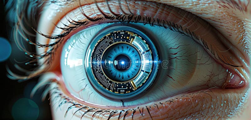 Conceptual Design of an Artificial Human Eye with a Technically Drawn ...