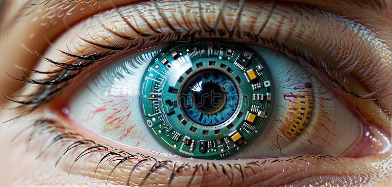 Conceptual Design of an Artificial Human Eye with a Technically Drawn ...