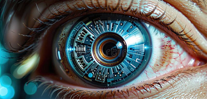 Conceptual Design of an Artificial Human Eye with a Technically Drawn ...