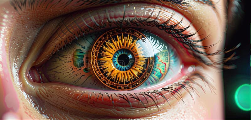 Conceptual Design of an Artificial Human Eye with a Technically Drawn ...