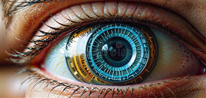 Conceptual Design of an Artificial Human Eye with a Technically Drawn ...