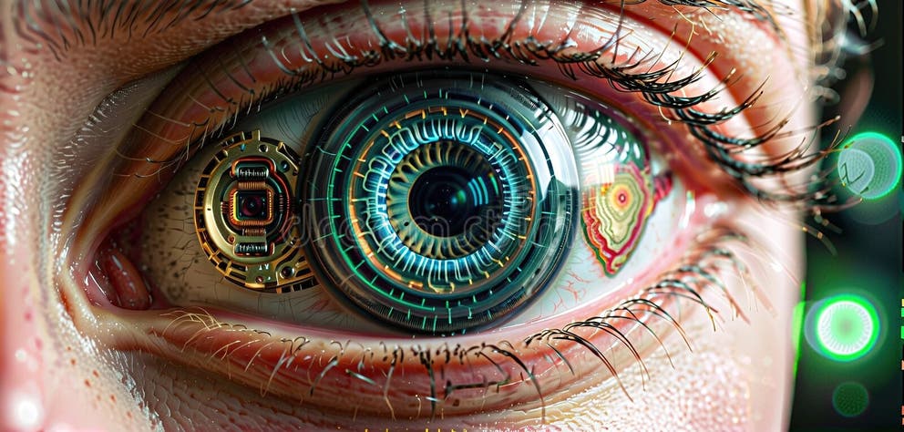Conceptual Design of an Artificial Human Eye with a Technically Drawn ...