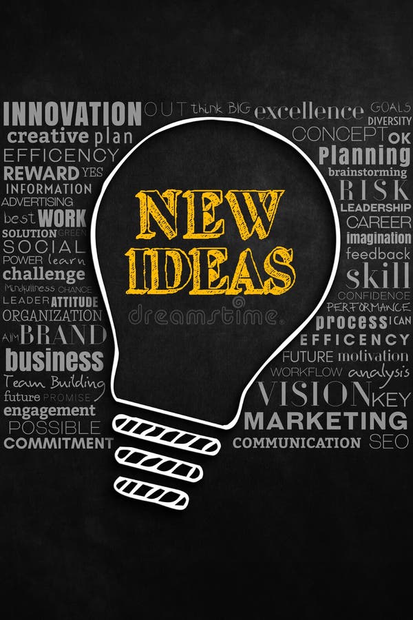 Conceptual Design of New Ideas Stock Illustration - Illustration of ...