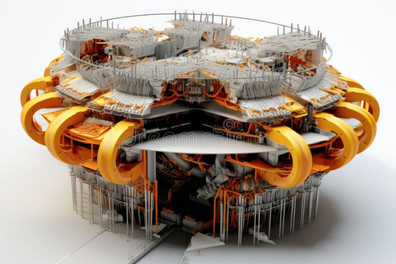 Conceptual Diagram of Nuclear Battery Structure Stock Illustration ...