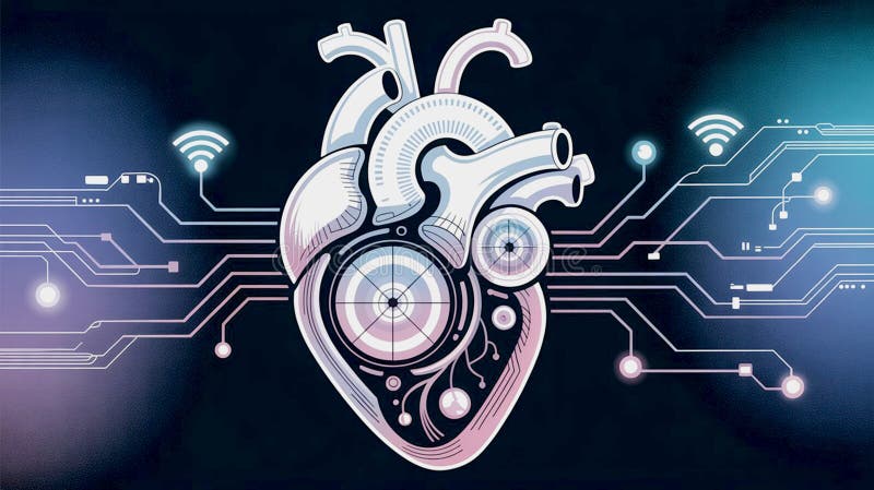 The Bionic Heart Image Shows Advanced Medicine and Possibilities for ...