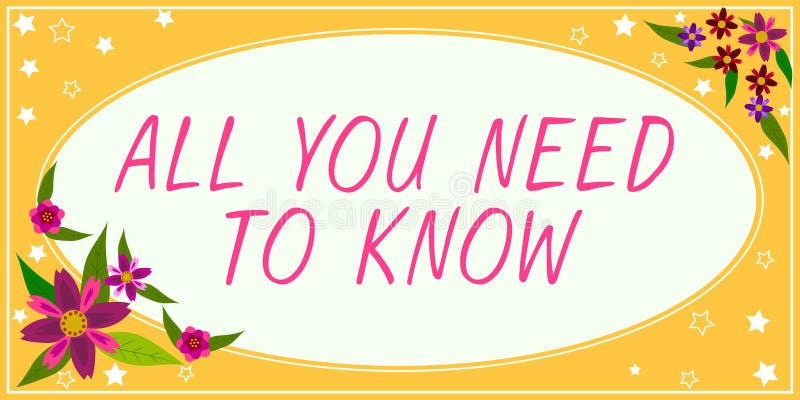 Conceptual Display All You Need To Know. Internet Concept Tell only the ... Conceptual Display All You Need To Know. Internet Concept Tell only the ...