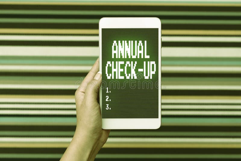Conceptual Display Annual Check Up. Word for a Thorough Physical ... Conceptual Display Annual Check Up. Word for a Thorough Physical ...