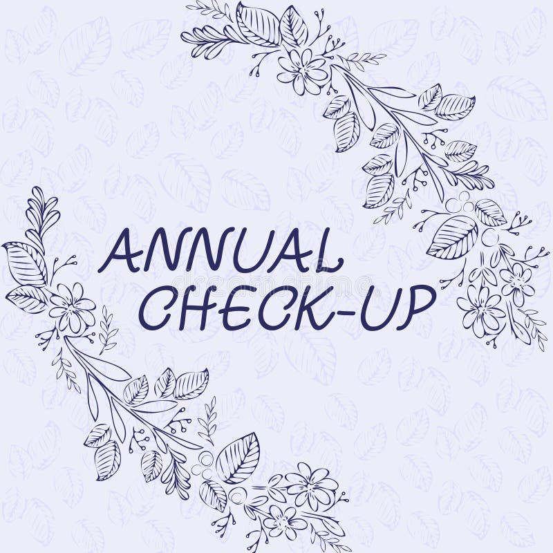 Conceptual Display Annual Check Up. Word Written on Yearly Evaluation ... Conceptual Display Annual Check Up. Word Written on Yearly Evaluation ...
