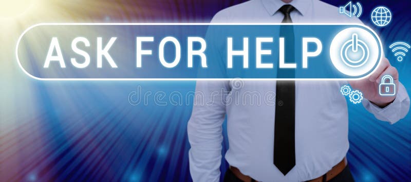 Conceptual Display Ask for Help. Business Concept Request To Support ... Conceptual Display Ask for Help. Business Concept Request To Support ...