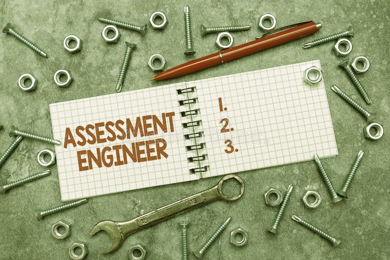 Text Caption Presenting Assessment Engineer. Business Overview Gives ...