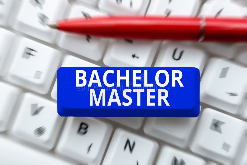 Handwriting Text Bachelor Master. Conceptual Photo an Advanced Degree ... Handwriting Text Bachelor Master. Conceptual Photo an Advanced Degree ...
